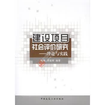 建设项目社会评价研究——理论与实践 陈琳