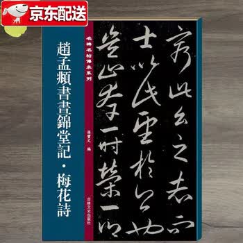 趙孟頫書晝錦堂記·梅花詩 孙宝文编 赵孟頫行书毛笔书法字帖原碑全文附繁体旁注临摹碑帖 名碑名帖传承系列
