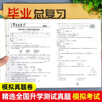 2022年小升初必刷题真题卷人教版六年级下册语文数学英语专项训练毕业总复习小学升初中试卷 2022小升初毕业总复习数学