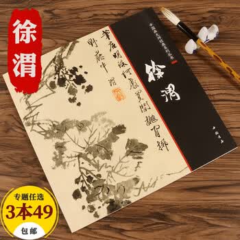 【包邮】中国画大师经典系列丛书名家山水花鸟人物画集画册画谱（宋元明） 徐渭