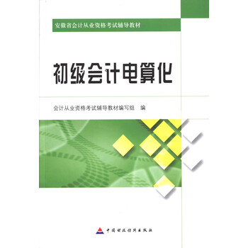 初级会计电算化  中国财政经济出版社【正版图书】