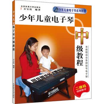 少年儿童电子琴中级教程 图书