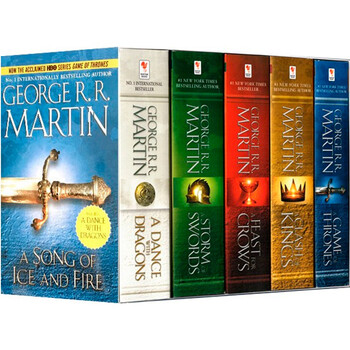 英文原版 冰与火之歌 A Song of Ice and Fire 权力的游戏 Game of Thrones 1-5全套 乔治马丁 美剧原著小说 . 梦想童趣城