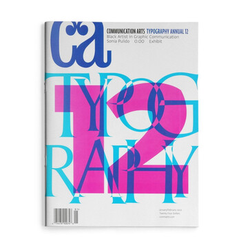 Communication Arts NO.444期 综合设计趋势杂志 2022年1-2月刊 第12届年度字体设计竞赛 期刊进口原版 善本图书