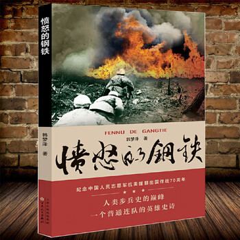 愤怒的钢铁 人类步兵史的 纪念中国人民志愿军抗美援朝出国作战70周年 百花文艺出版社图书