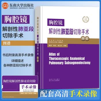 胸腔镜解剖性肺亚段切除手术图谱 陈亮朱全吴卫兵等著胸腔肺部肺叶切除手术图解临床实用医学