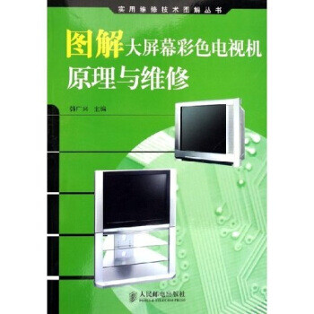 图解大屏幕彩色电视机原理与维修【正版图书，放心下单】