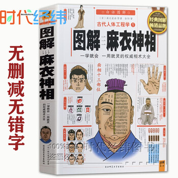 正版/古代人体工程学白话图解麻衣神相 相术学书籍