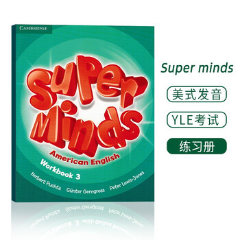 原版进口 剑桥大学出版社少儿美式发音英语教材American English Super Minds （美版） starter/1/2/3/4/5/6级学生书/练习册/套装 3级练习册