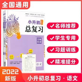 2022木头马小升初名师总复习语文数学英语新版名师特训 语文