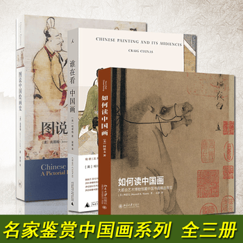 全3册 图说中国绘画史+如何读中国画+谁在看中国画 高居翰 李霖灿 柯律格 何慕文 山水人物花鸟虫鱼水墨画工笔写意 名家作品鉴赏书籍写给大家的美术史