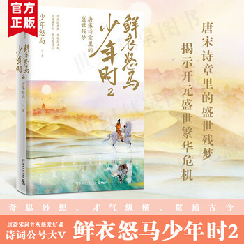 正版 鲜衣怒马少年时2 唐宋诗章里的盛世残梦 揭示开元盛世繁华危机唐宋诗人绘画文学中古诗词鉴赏
