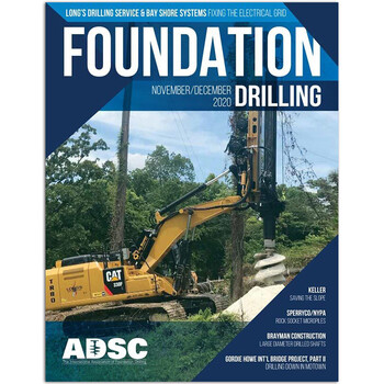 【单期可选】Foundation Drilling 2020/21年月合刊 美国基础钻探行业杂志 2020年11/12月刊