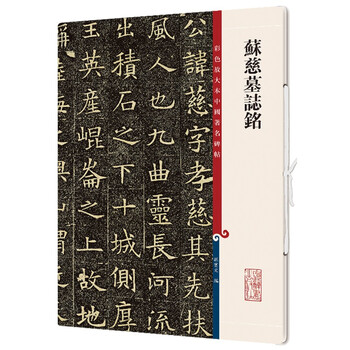 苏慈墓志铭/彩色放大本中国著名碑帖