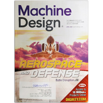 【单期可选】Machine Design 美国机械设计技术与工艺杂志 2020年4/5/9/10月 2020年4月刊