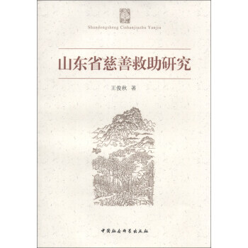 山东省慈善救助研究