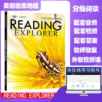 美国国家地理 Reading Explorer第二版青少儿英语阅读综合课程 初高中英语阅读理解教材 第二版Foundations