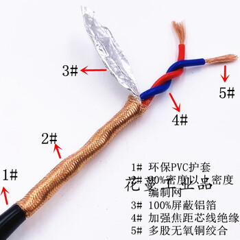 定制适用天智485国标2芯4芯RVSP双绞屏蔽线RVVSP0.2/0.3/0.5/0.75 ZR- ZR-RVSP_2*1.0_100米【图片 价格 品牌 报价】-京东