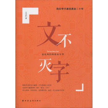 文字不灭 我在中兴通讯黄金二十年 王守臣