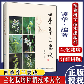 四季养兰要诀 凌华 阳台养兰 家庭园艺养花种植养护书籍 入门名品介绍兰花鉴赏病虫防治基础知识盆栽冬