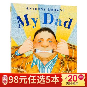 My Dad 我爸爸英文原版回本 名家Anthony Browne 平装大开 安东尼布朗