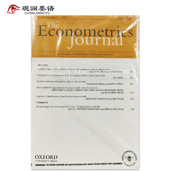 The Econometrics Journal  Vol.22 N.3 2019年 英国计量学杂志 2019年Vol.32