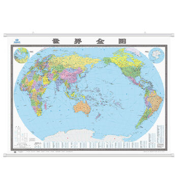 2021版中国全图地图世界地图全图挂图2米x1.5米高清覆膜精装拼接 世界全图地图（单张）
