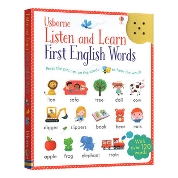 触摸可发声英语单词卡片 Listen and Learn First English Words 英文原版