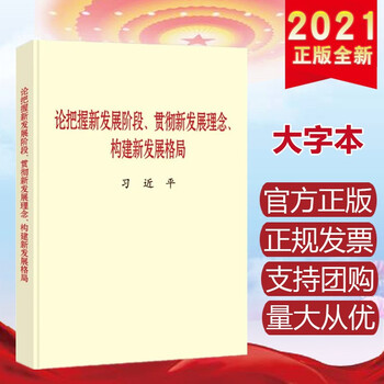 预售 论把握新发展阶段、贯彻新发展理念、构建新发展格局（大字本）