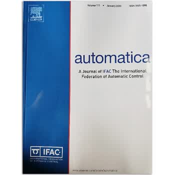 【单期可选】Automatica vol.111 控制系统自动学研究与应用 2020年1月 2020年1月刊
