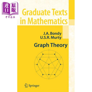 图论 第1版 英文原版 Graph Theory Adrian Bondy U S R Murty
