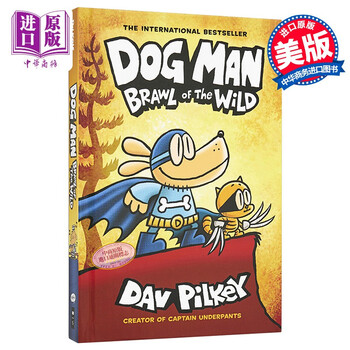 Dog Man 6 Brawl of The Wild 神探狗狗6 2021年新版 Captain Underpants同作者 英文原版进口图书 儿童故事绘本