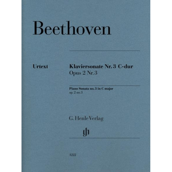 亨乐原版 贝多芬钢琴奏鸣曲 Nr.3 C大调 op 2,3 Beethoven HN1222