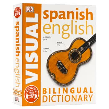 英文原版 DK语言字典 西班牙语 英语双语图解字典 Spanish-English Bilingua