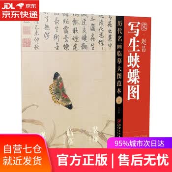 【正版图书】写生蛱蝶图  江西美术出版社