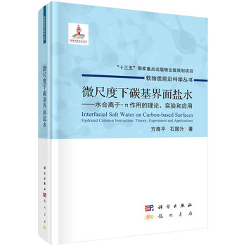 正版书籍 微尺度下碳基界面盐水——水合离子-π作用的理论、实验和应用 方海ping石国升软物质前沿