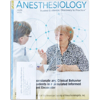【单期可选】Anesthesiology 美国麻醉学医学研究杂志 2020年月刊 2020年1月刊