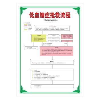 医院制度急救程序挂图过敏性休克抢救流程图示意图墙贴纸WSB169 WSB169-24 80*120cm  PP覆膜贴纸