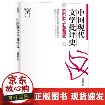 C中国现代文学批评史 温儒敏 著 博雅大学堂 中国语言文学 北京大学出版社
