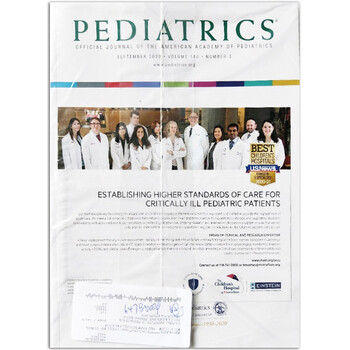 【单期可选】Pediatrics 美国儿科基础与临床研究 2020年9/10月刊 2020年9月刊