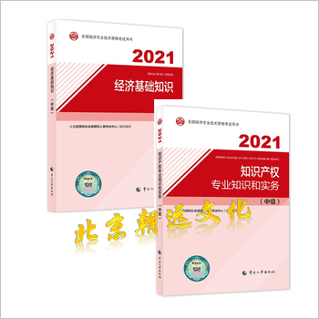 现货包邮 经济师中级2021教材 经济师中级 经济基础知识中级+专业知识与实务教材 套装两本-- 知识产权