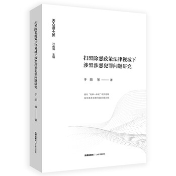 扫黑除恶政策法律视域下涉黑涉恶犯罪问题研究 于阳等