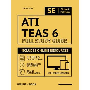 Ati Teas 6 Full Study Guide in Color 3rd Edition