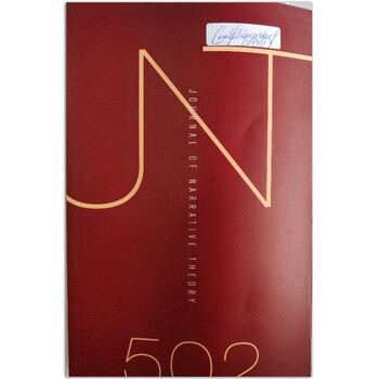 【单期可选】Journal of Narrative Theory 叙事理论文化研究 N.2 202 N.2 2020年
