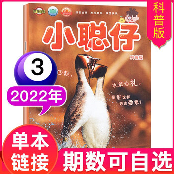 小聪仔（科普版）2022年6月新 【另有往期可选】2~8岁幼儿益智兴趣智力开发儿童科普2021过期刊杂志单本 2022年3月
