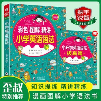 小学英语语法+小升初小学英语语法 小升初小学英语语法大全全解全练教材 含语法书专项训练