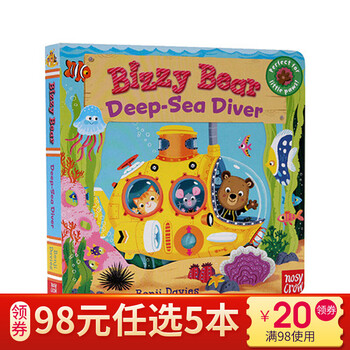 Bizzy Bear Deep-Sea Diver小熊很忙系列深海潜水员纸板书（美版）