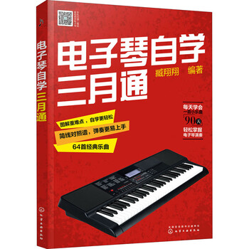 电子琴自学三月通 臧翔翔 编 书籍