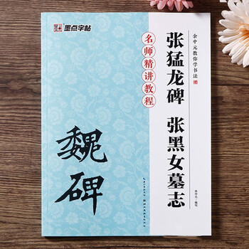 张猛龙碑 张黑女墓志 魏碑楷书名师精讲教程 余中元教你学书法 楷书入门书法毛笔练字帖教材书 墨点字帖