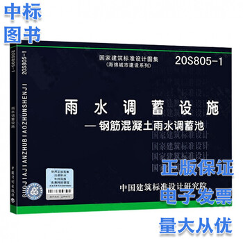 20S805-1雨水调蓄设施-钢筋混凝土雨水调蓄池